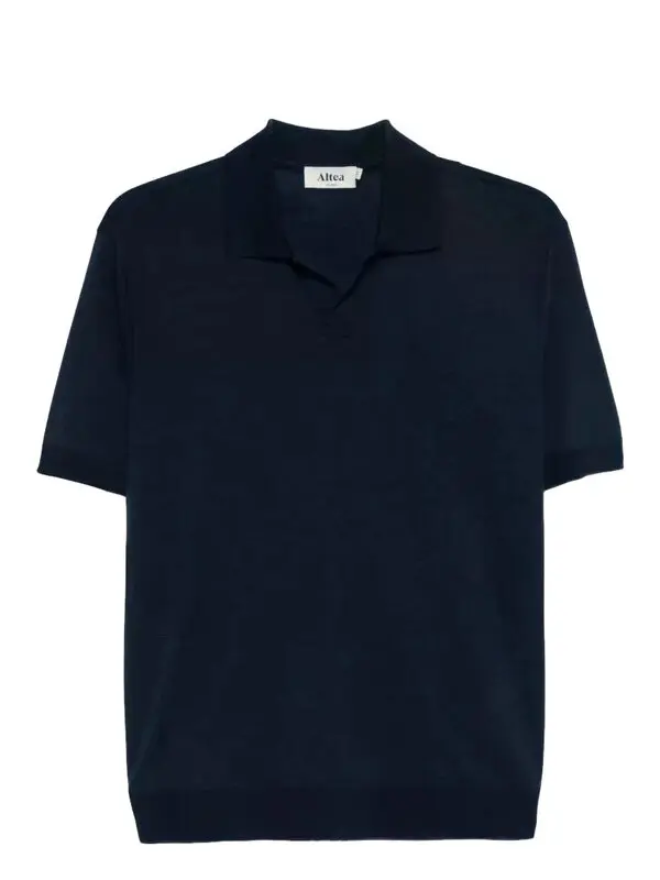 Altea Button T-shirt - Blue