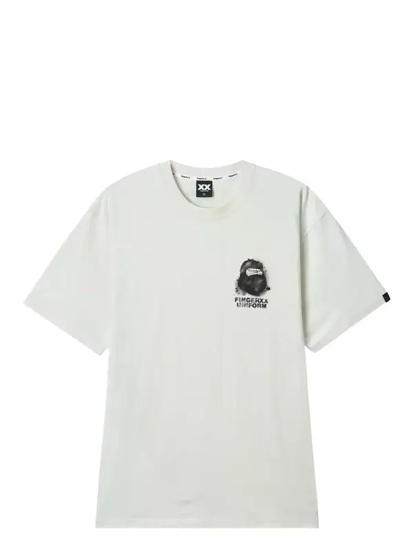FINGERCROXX Short-sleeve Printed T-shirt - Neutrals