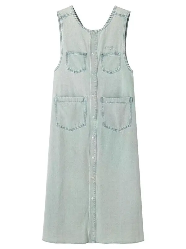 FINGERCROXX Multi-pocket Dress - Blue