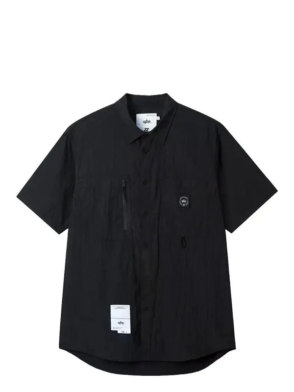 Izzue Patch Pocket Shirt - Black