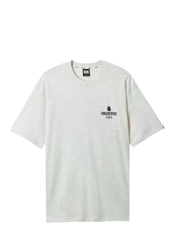 FINGERCROXX Logo-print T-shirt - Grey