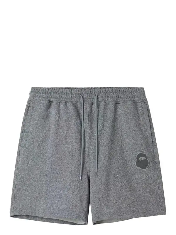 FINGERCROXX Drawstring Track Shorts - Grey