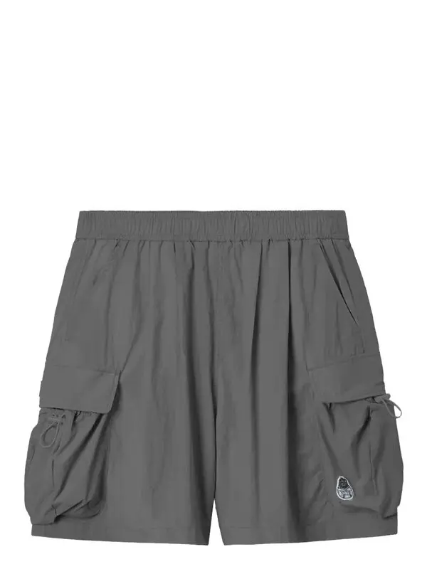 FINGERCROXX Pocket Drawstring Shorts - Grey
