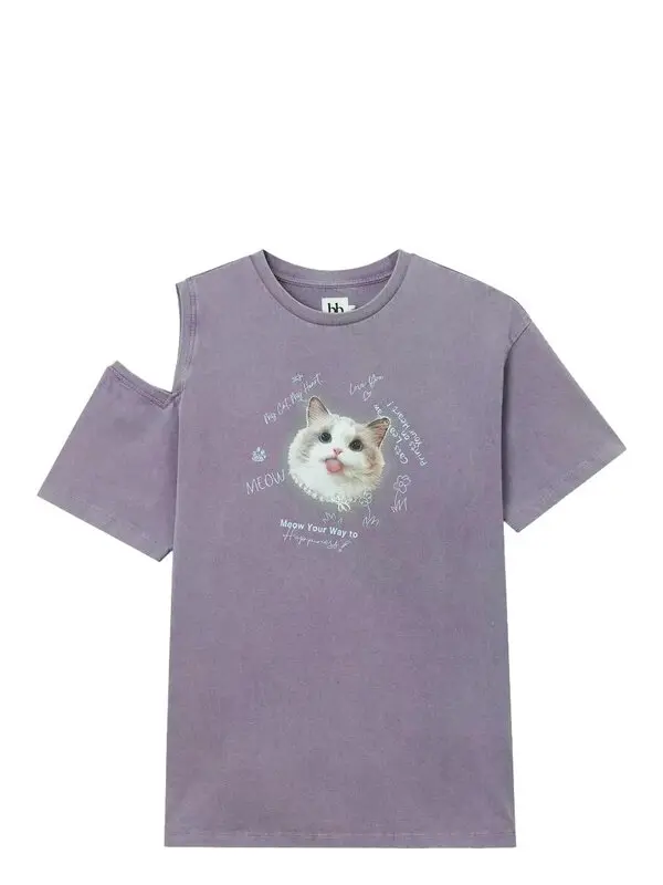 B+AB Printed T-shirt - Purple
