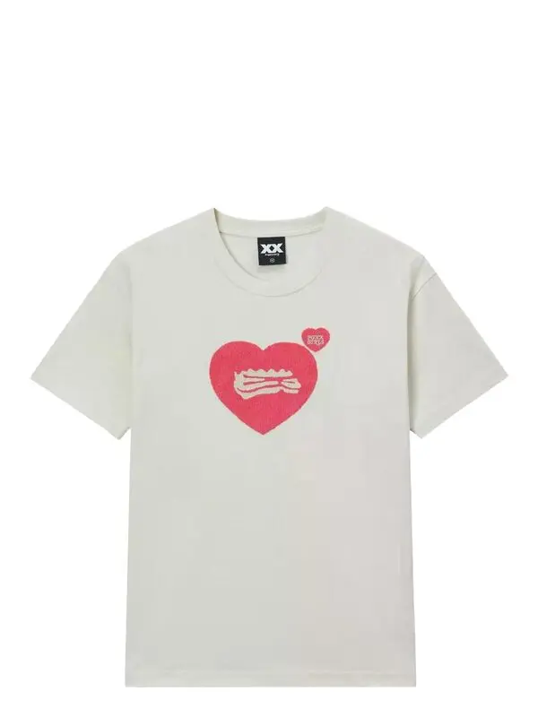 FINGERCROXX Heart Graphic T-shirt - White