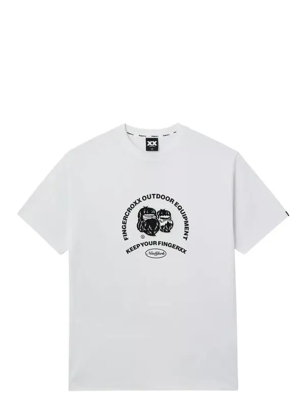 FINGERCROXX Graphic-print T-shirt - White