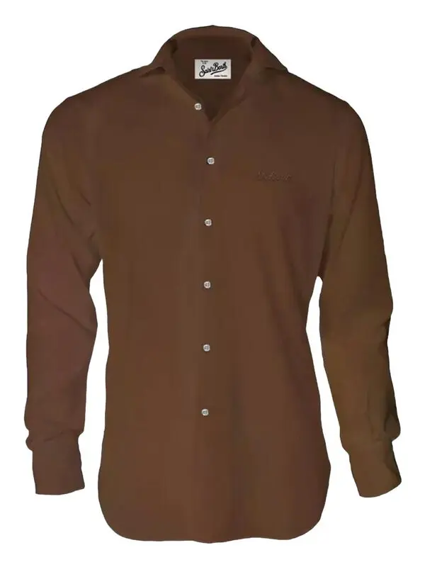 MC2 SAINT BARTH Buttoned Shirt - Brown