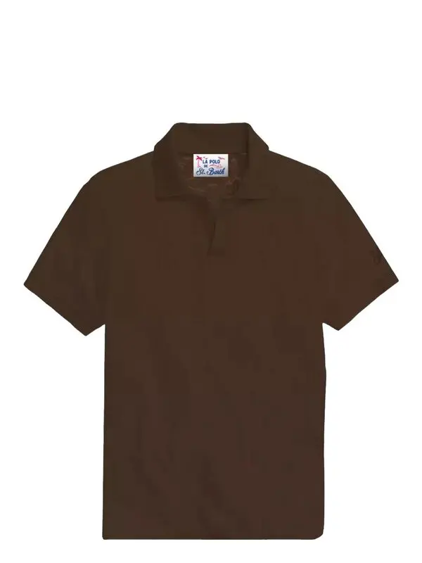 MC2 SAINT BARTH Charles Piquet Polo T-shirt - Brown