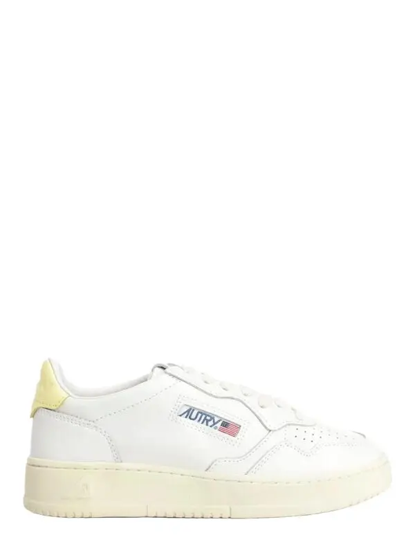 AUTRY Medalist Low Leather Sneakers - White