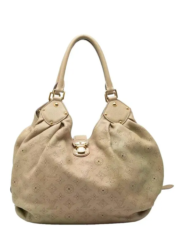 LOUIS VUITTON 2003-2019 Monogram Mahina L Hobo Bag - Brown