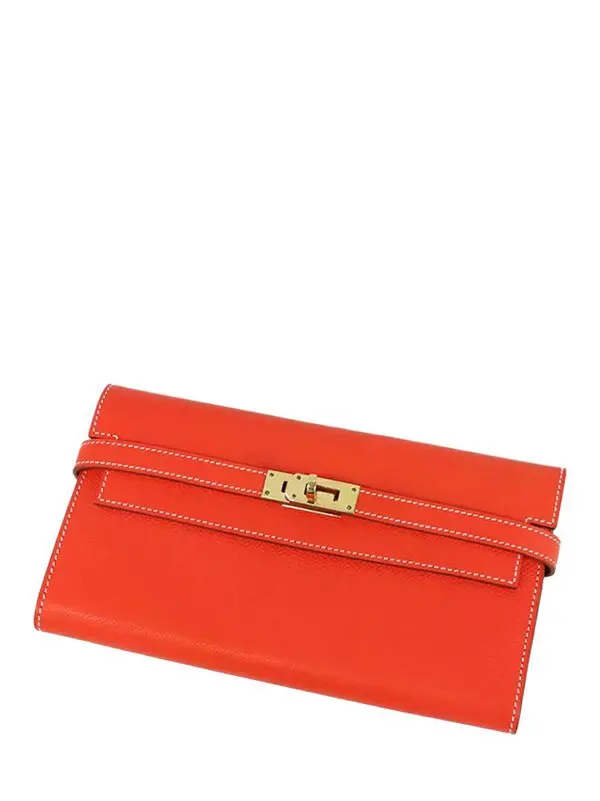 Hermès 2013 Epsom Verso Kelly To Go Wallet - Pink