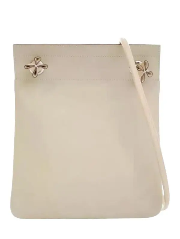 Hermès 2020 Mini Milo Lambskin Aline Crossbody Bag - White