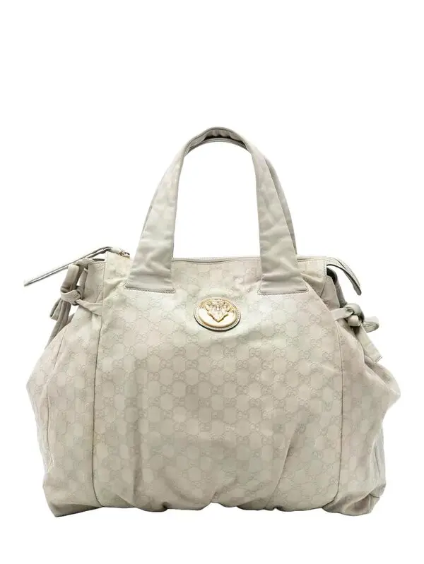 Gucci Large Sissima Hysteria Tote Bag - White