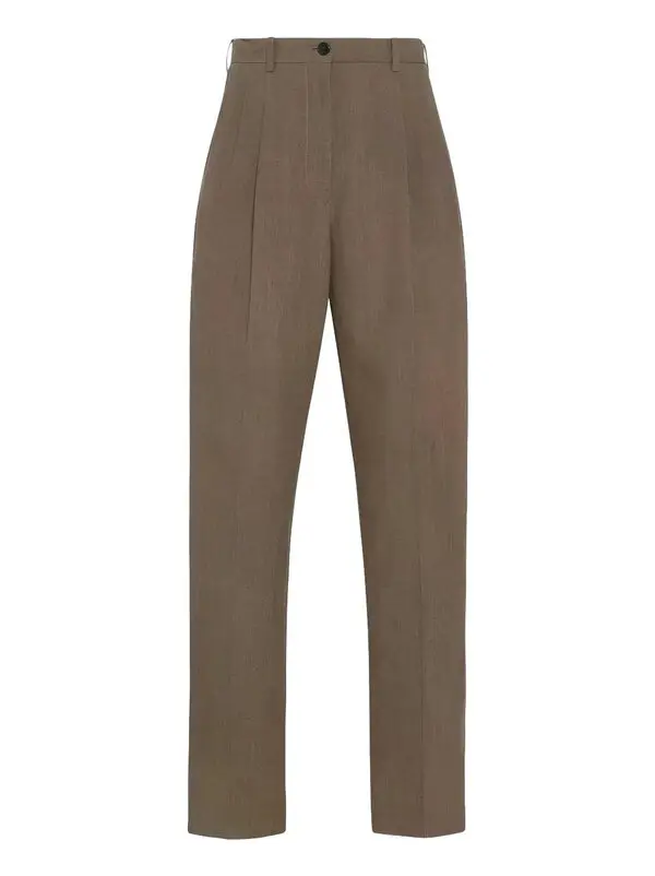 THE ROW Bryce Trousers - Brown