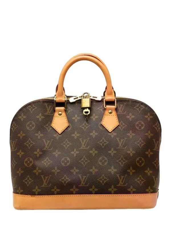 LOUIS VUITTON 1996 Monogram Alma Pm Handbag - Brown