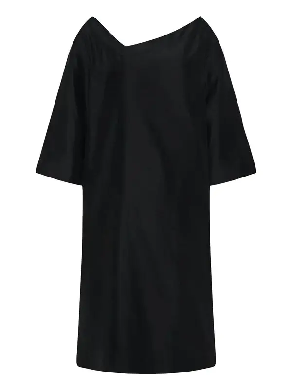 THE ROW Miki Batwing Dress - Black