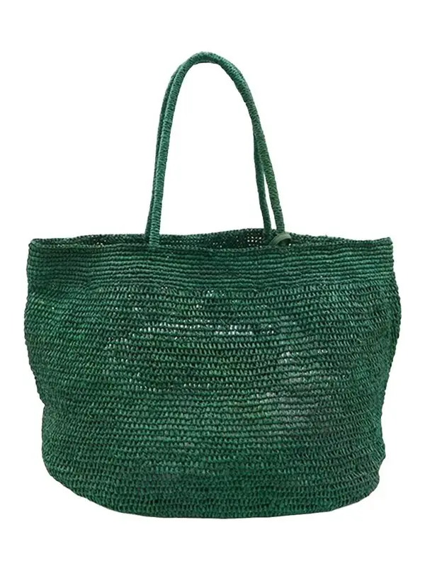 THE ROW Oregon Interwoven Tote Bag - Green