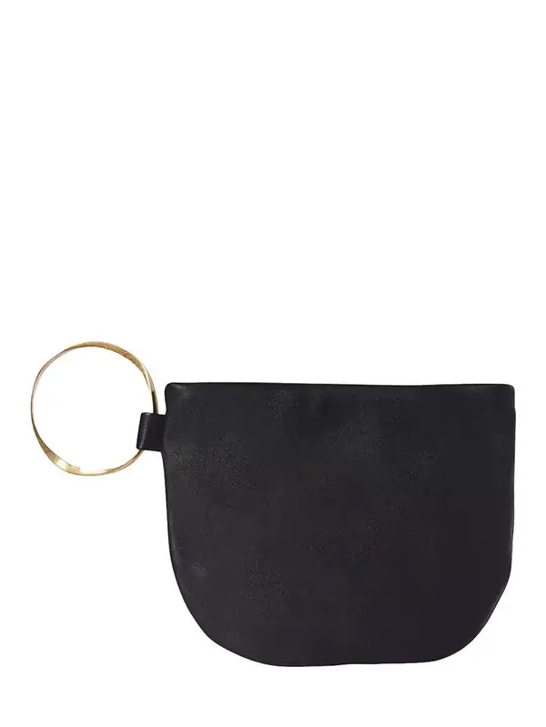 THE ROW Geo Bracelet Clutch Bag - Black