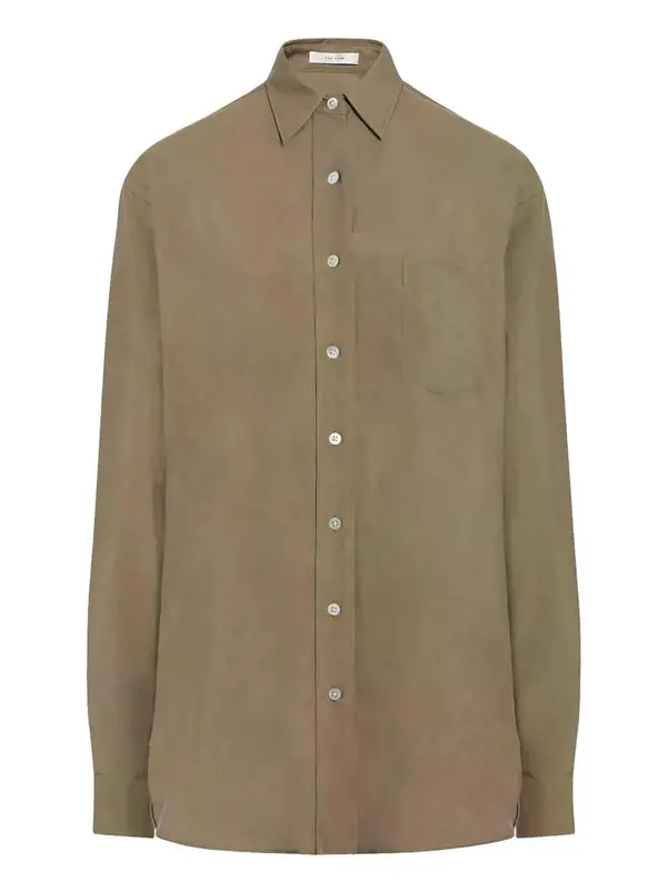 THE ROW Silk Shirt - Neutrals