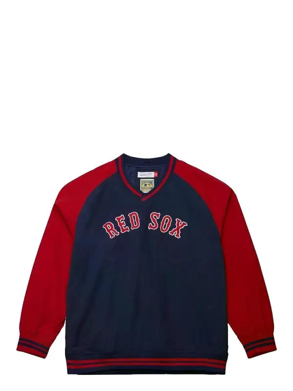Mitchell & Ness Mlb Boston Red Sox Pullover - Blue