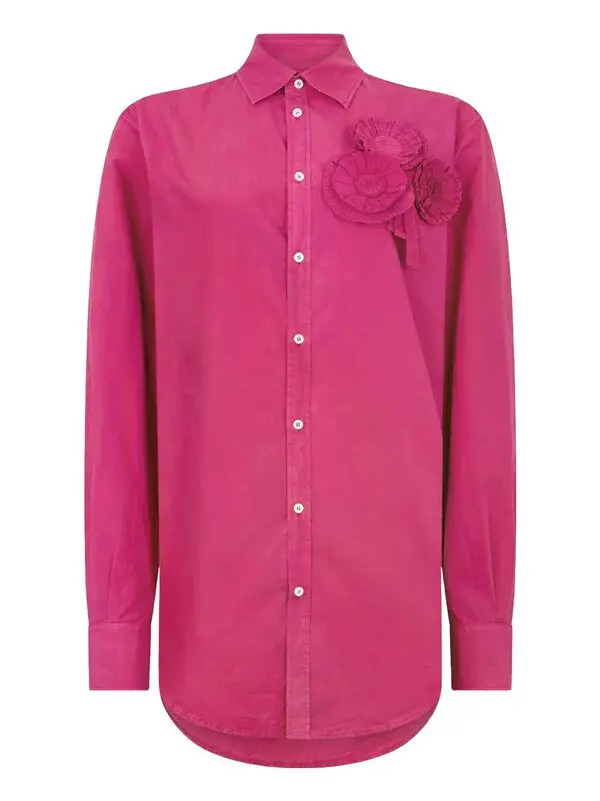 Dsquared2 Floral-detail Shirt - Pink