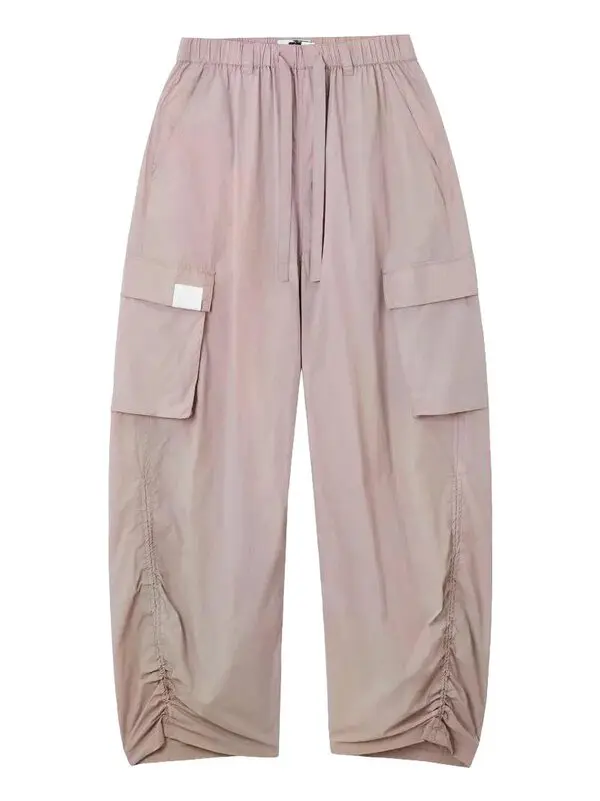 Izzue Cargo Drawstring Trousers - Pink