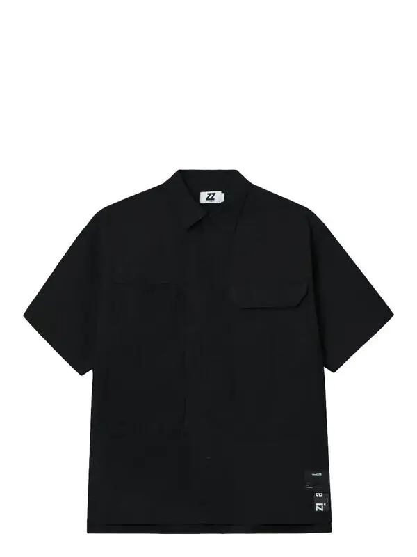 Izzue Short Sleeve Pocket Shirt - Black