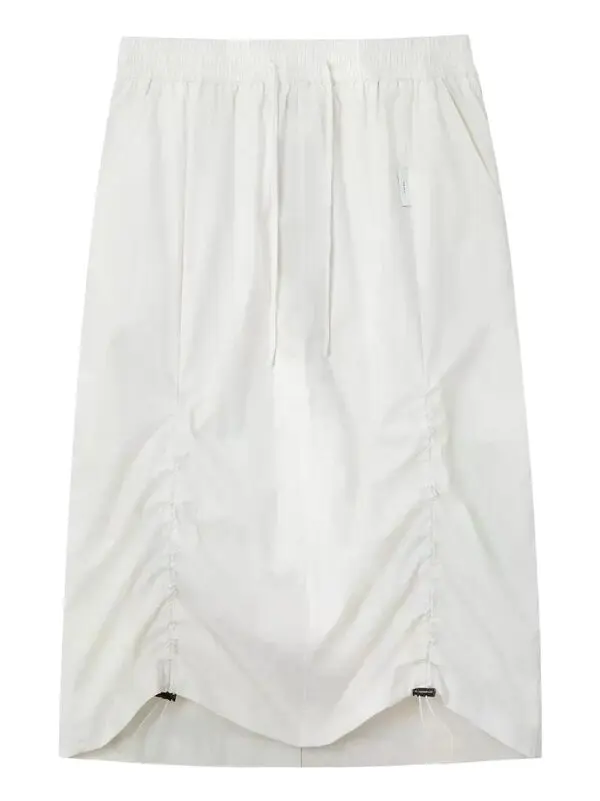 Izzue Gathered Midi Skirt - White