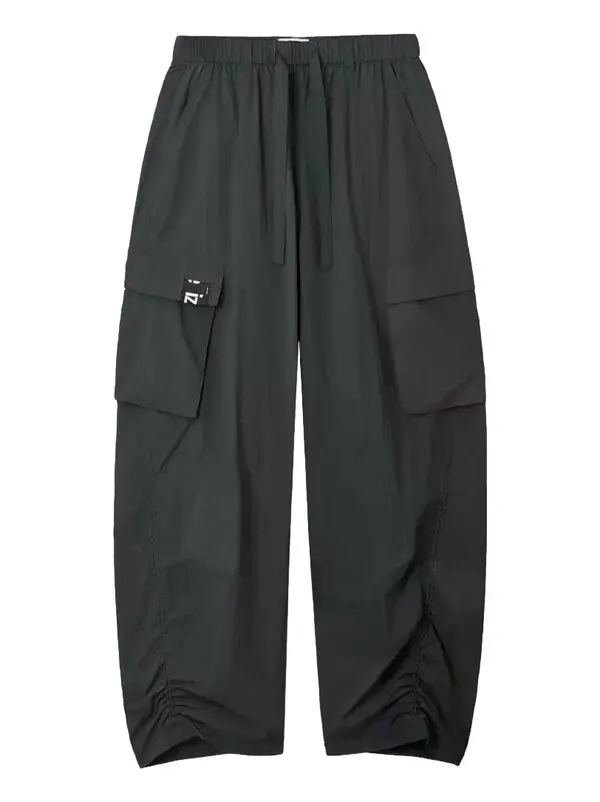 Izzue Drawstring Cargo Trousers - Grey
