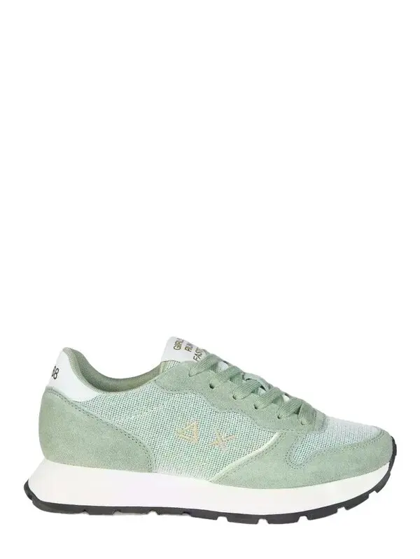 SUN 68 Ally Glitter Lace-up Sneakers - Green