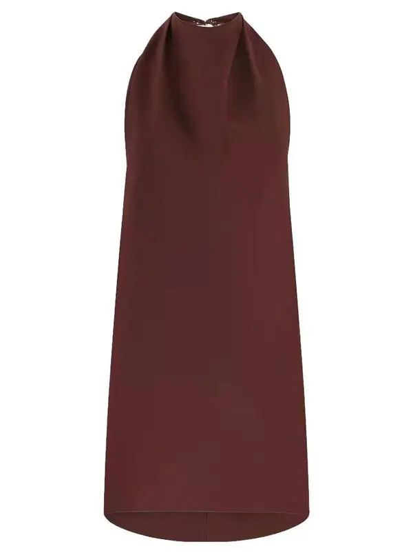 STEPHAN JANSON Halterneck Mini Dress - Brown
