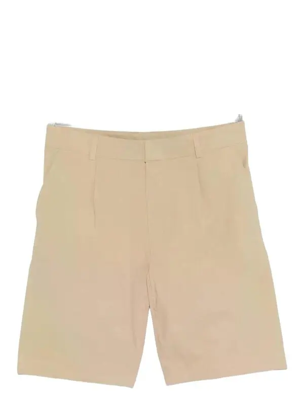 Oakley Pleated Bermuda Shorts - Neutrals