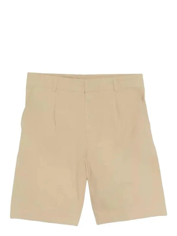 Oakley Pleated Bermuda Shorts - Neutrals