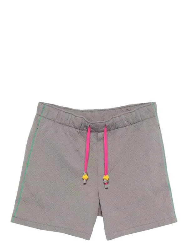 Casablanca Logo-pattern Shorts - Grey