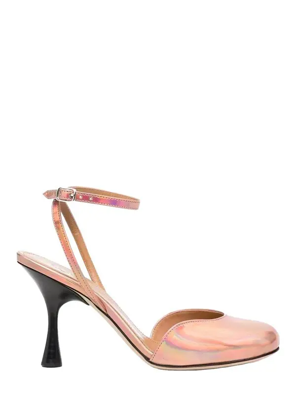 Loewe Holographic-effect 85mm Sandals - Pink