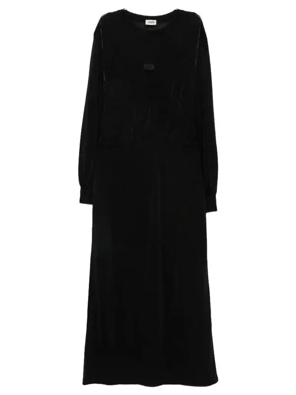 DRYKORN Long-sleeved Midi Dress - Black