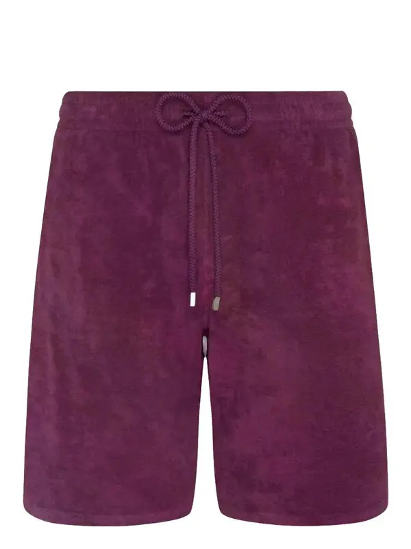 Vilebrequin Drawstring Terry Bermuda Shorts - Purple