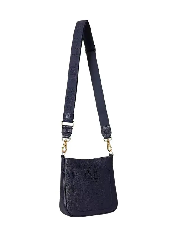 Ralph Lauren Cameryn Embossed-logo Crossbody Bag - Blue