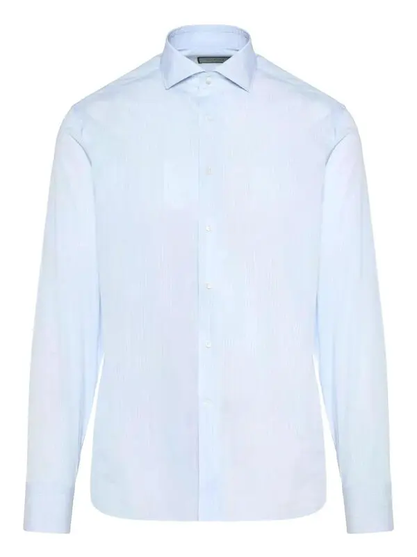 Canali Striped Shirt - Blue