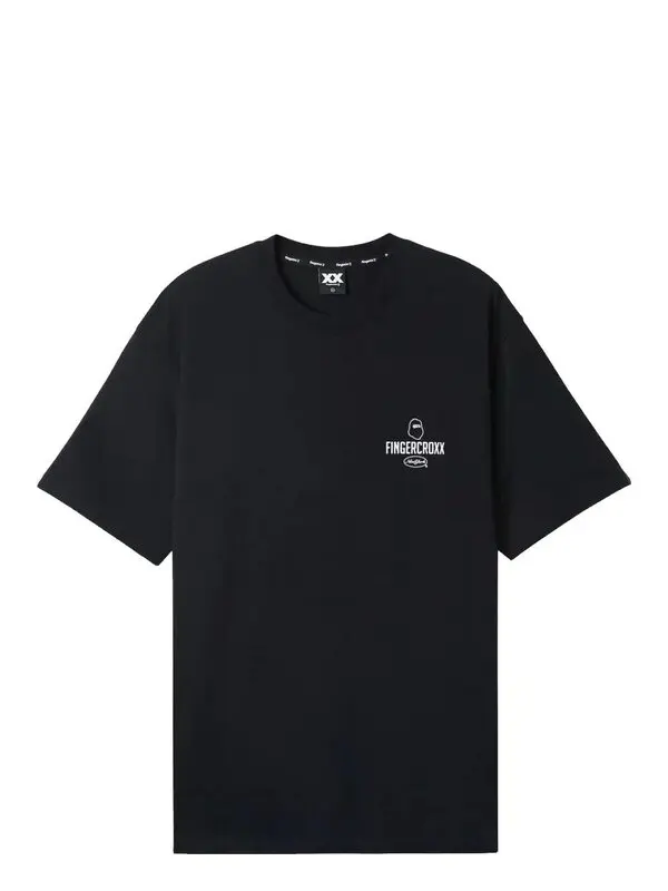 FINGERCROXX Logo-print T-shirt - Black