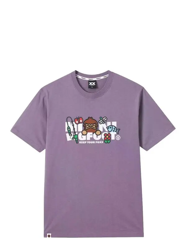 FINGERCROXX Printed T-shirt - Purple