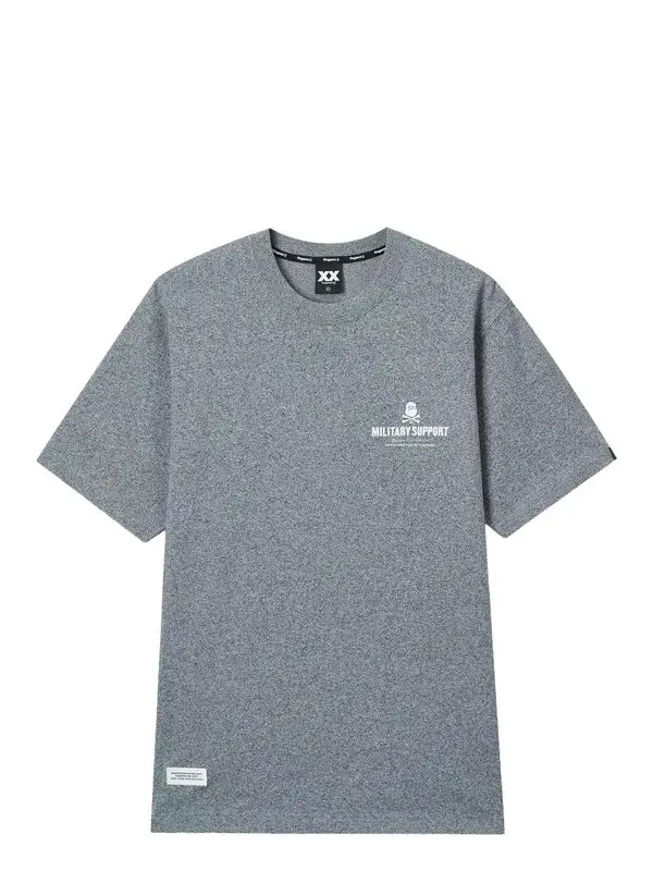 FINGERCROXX Slogan-print T-shirt - Grey