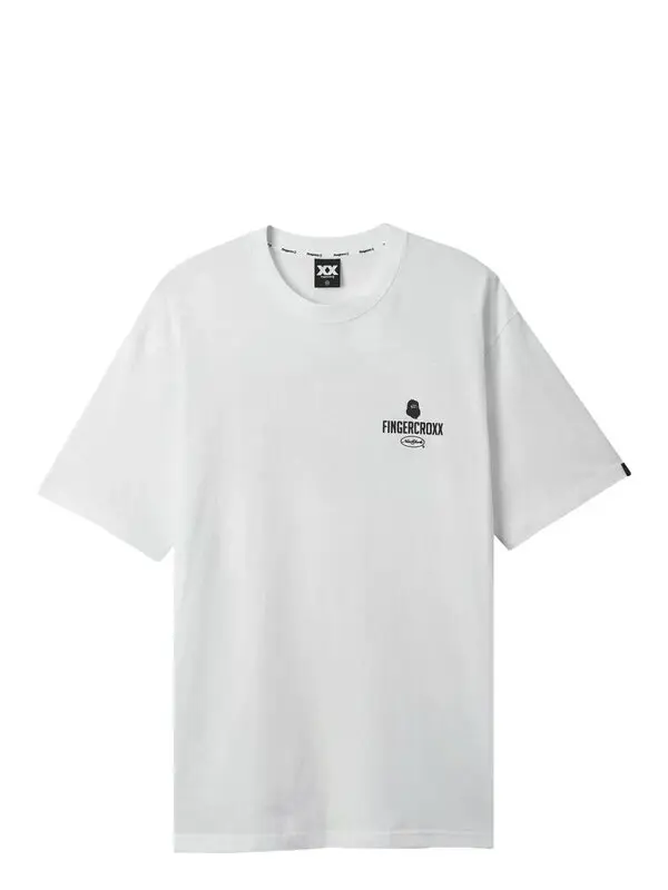 FINGERCROXX Logo-print T-shirt - White