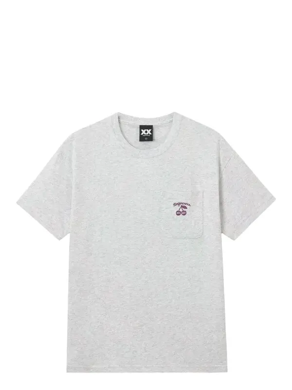 FINGERCROXX Chest-pocket T-shirt - Grey