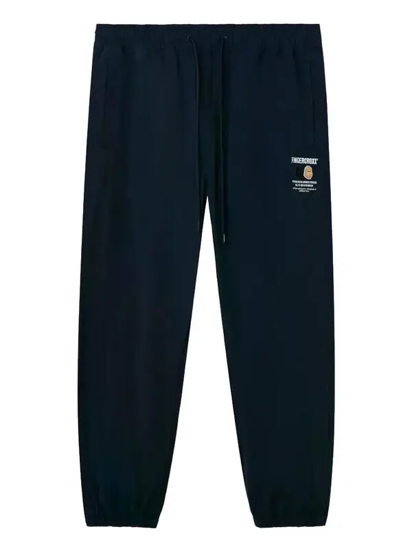 FINGERCROXX Drawstring Track Pants - Blue