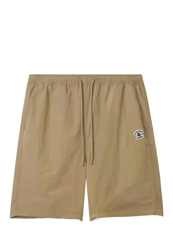 FINGERCROXX Drawstring Shorts - Neutrals