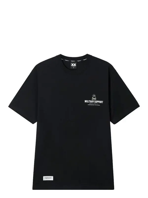 FINGERCROXX Slogan-print T-shirt - Black