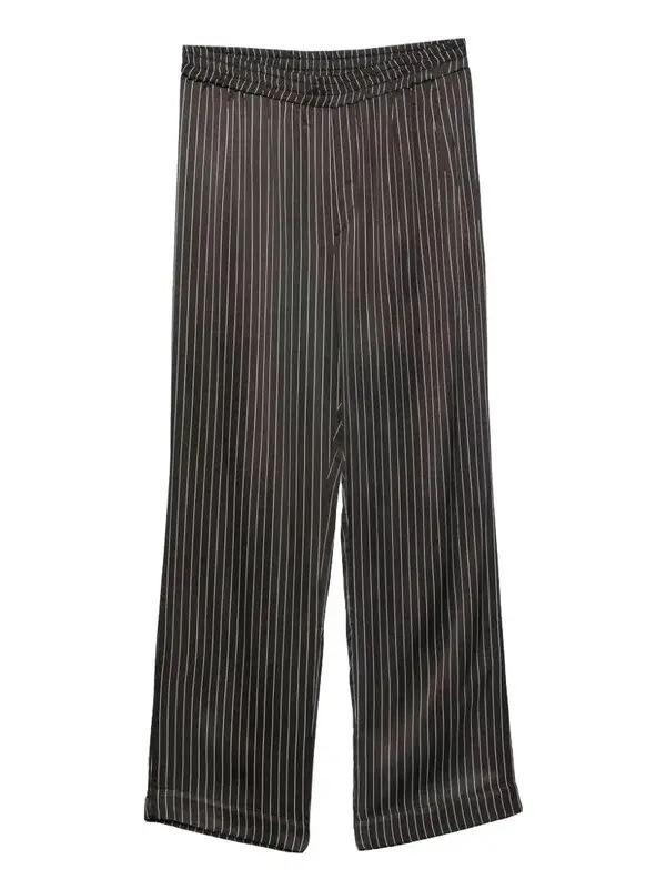 ERNEST W. BAKER Striped Trousers - Black