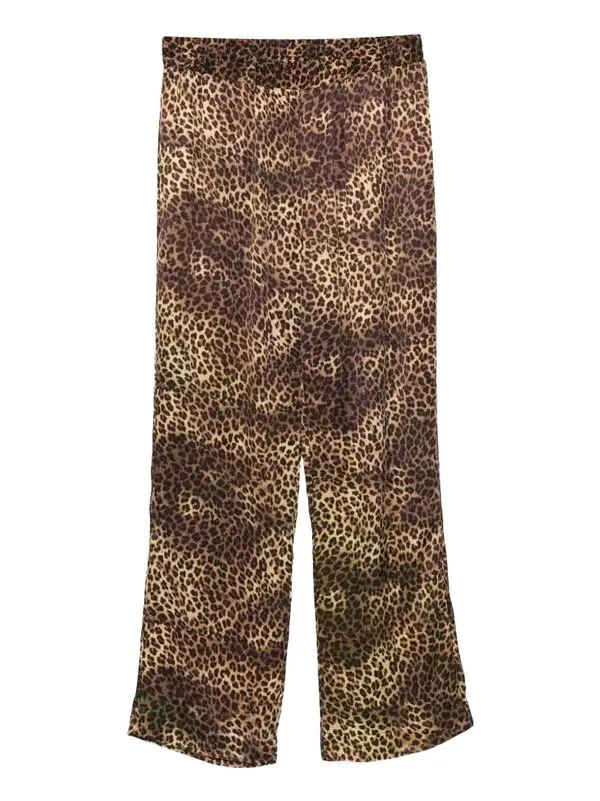 ERNEST W. BAKER Animal-print Trousers - Brown