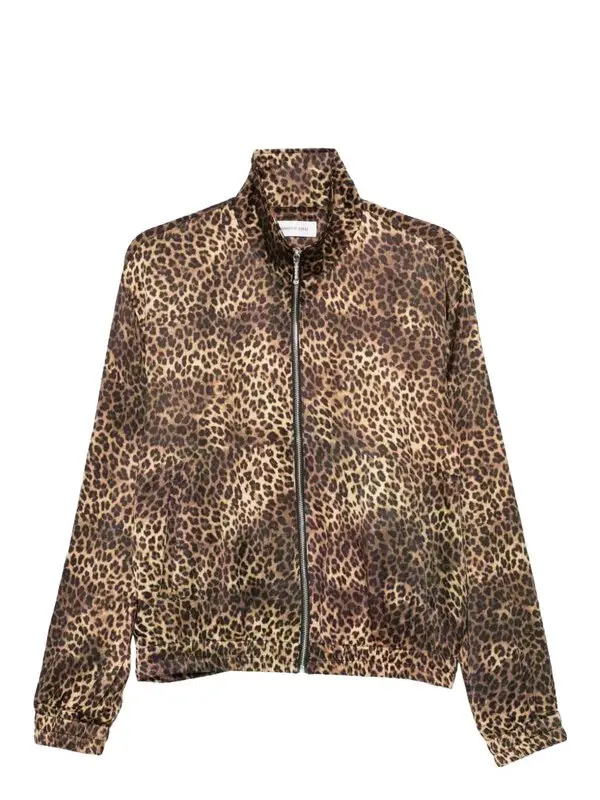 ERNEST W. BAKER Animal Print Zip-up Jacket - Neutrals
